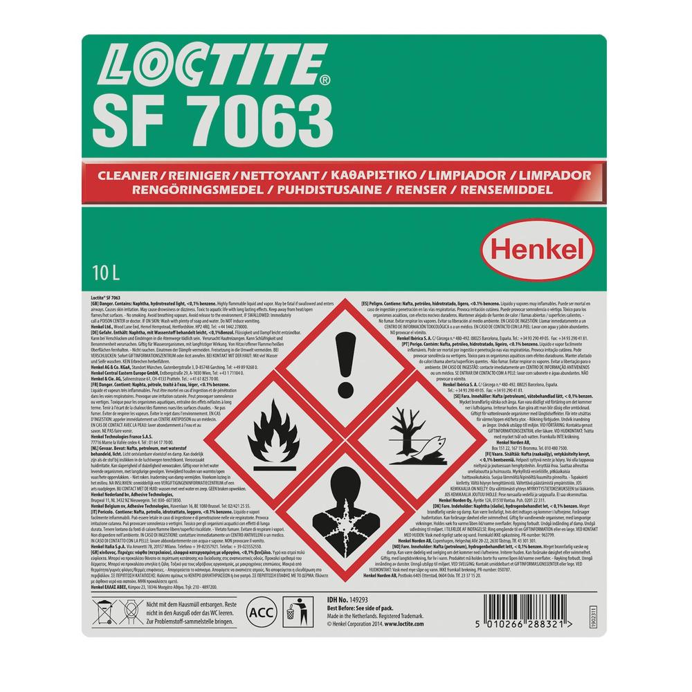 LOCTITE SF 7063 super clean čistič 10l | BBN E-Shop