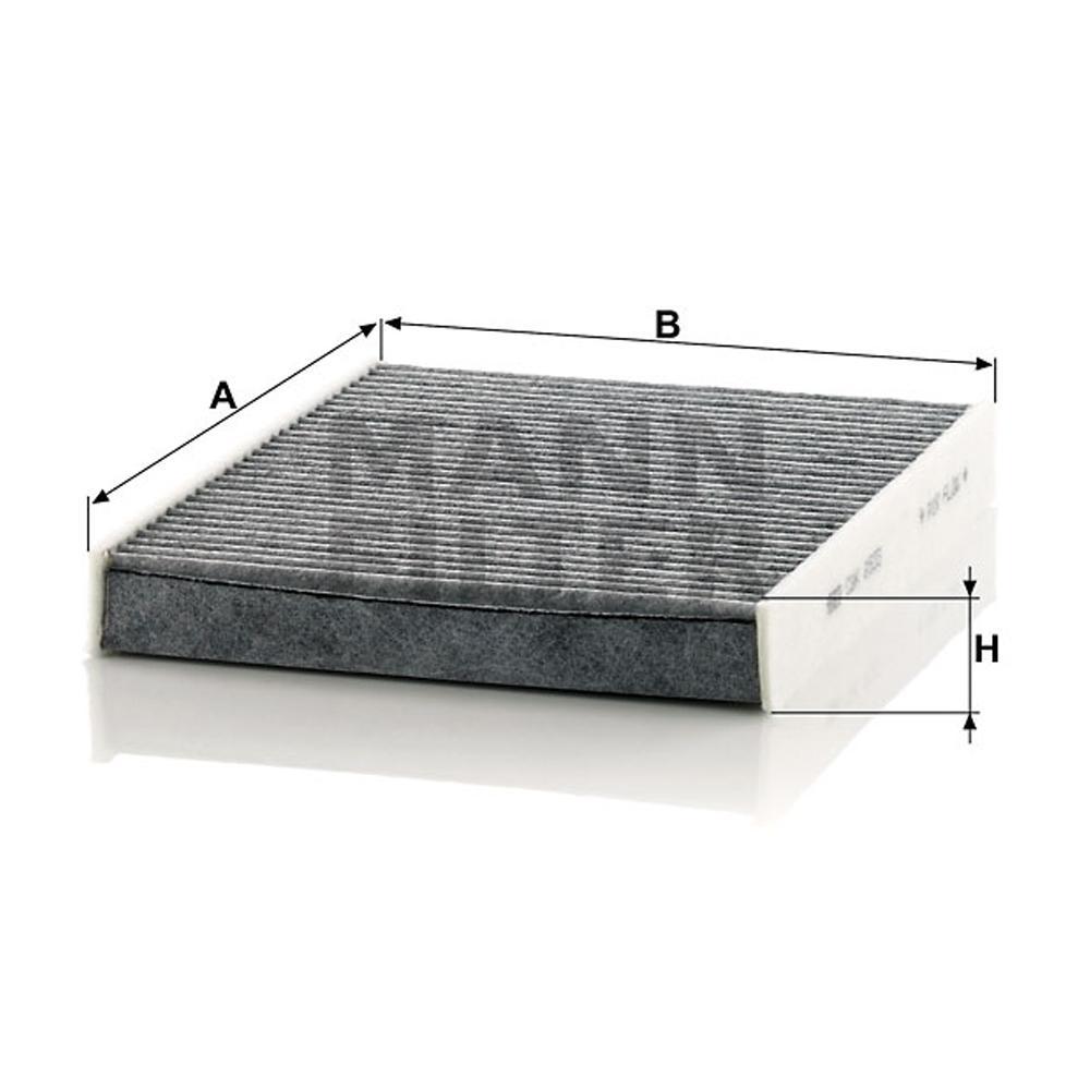 filter peľový mann CUK 2533-2 s aktívnym uhlím | BBN E-Shop