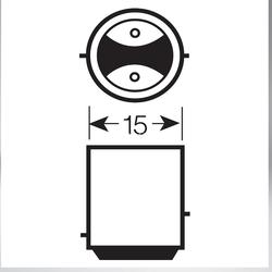 Osram LED Standard PY21/5W 12V 2,5W BAY15D Amber | BBN E-Shop