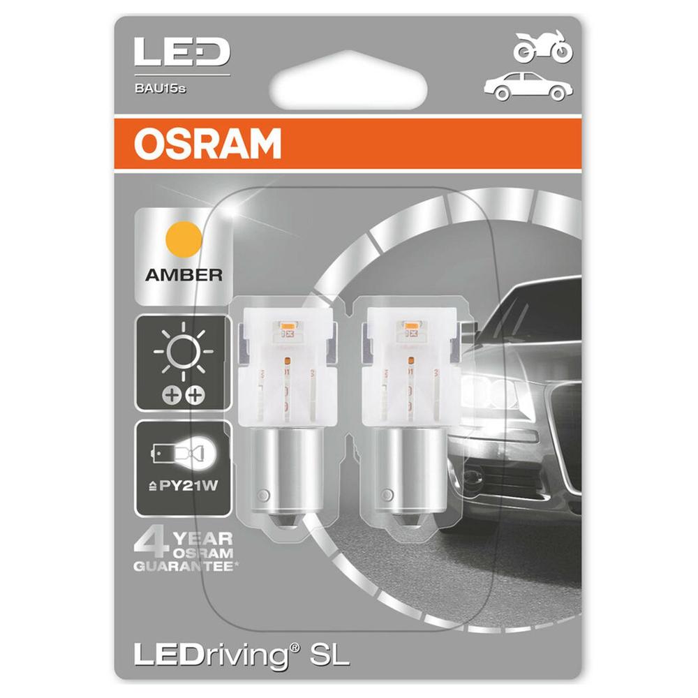 Osram LED Standard PY21W 12V 1,3W BAU15S Amber blister | BBN E-Shop