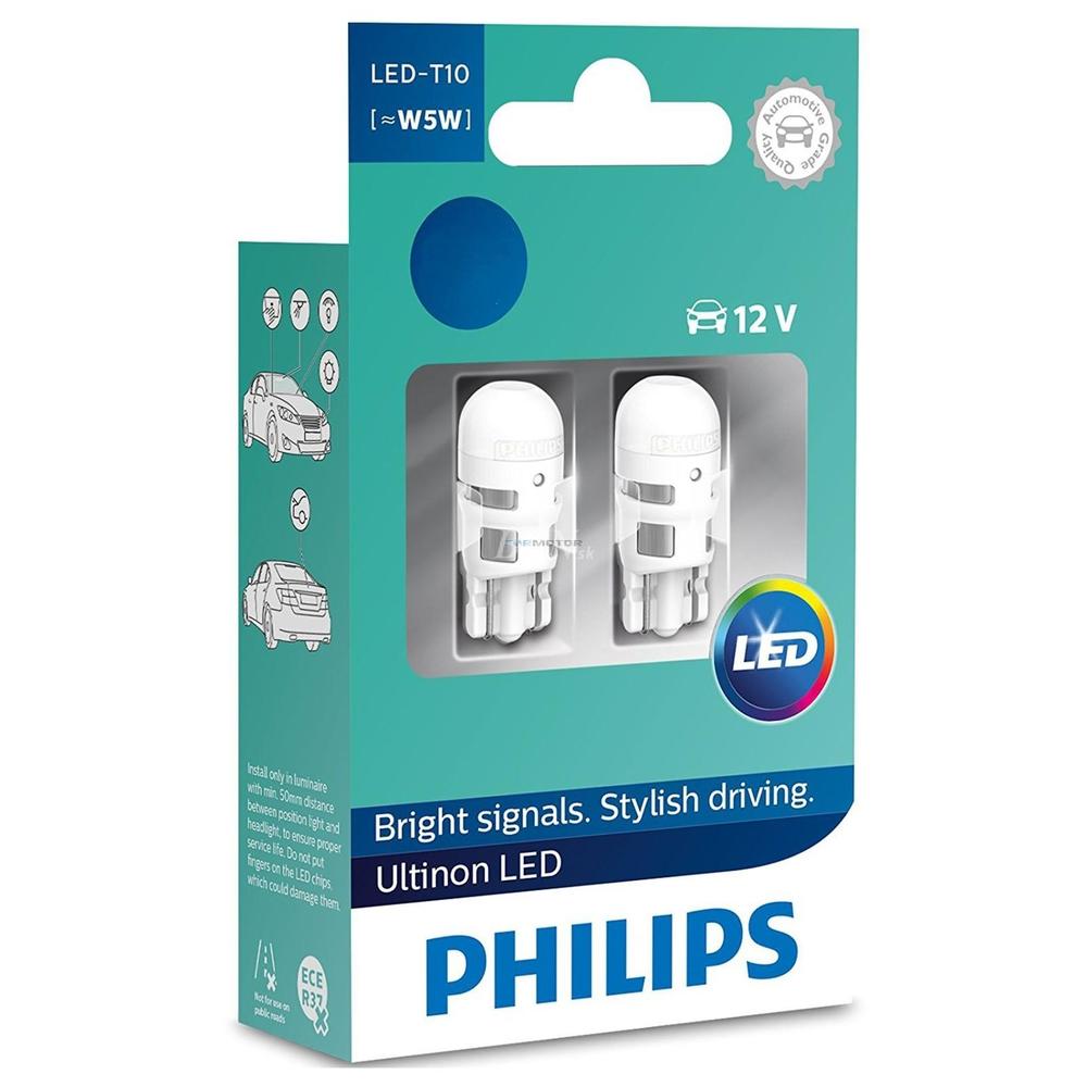 Philips LED 12V W5W W2,1X9,5D - Ultinon - 4000K | BBN E-Shop